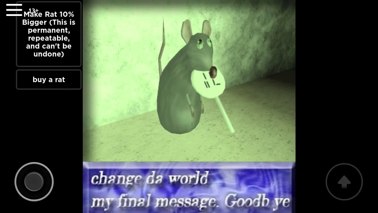 RAT MAKES U CHANGE DA WORLD - YouTube