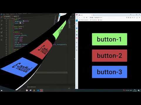 Button html css scss gulp js - YouTube