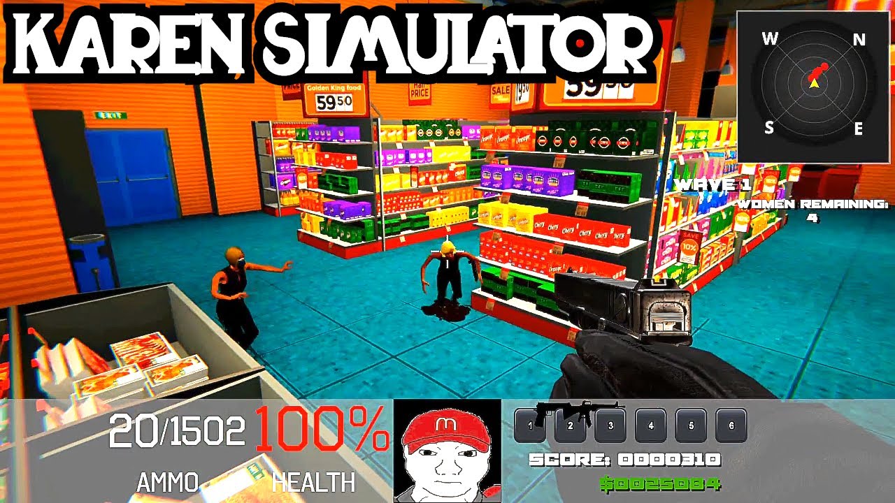KAREN SIMULATOR | WAGECUCK vs KAREN | STEAM | (PC GAMEPLAY) - YouTube