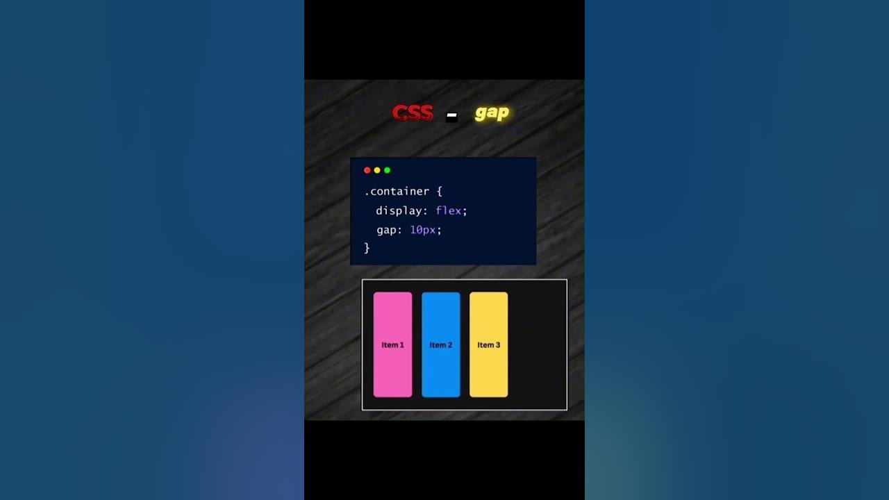 Css Gap Coding Frontendcourse Webdesign Htmlcss Programming Youtube