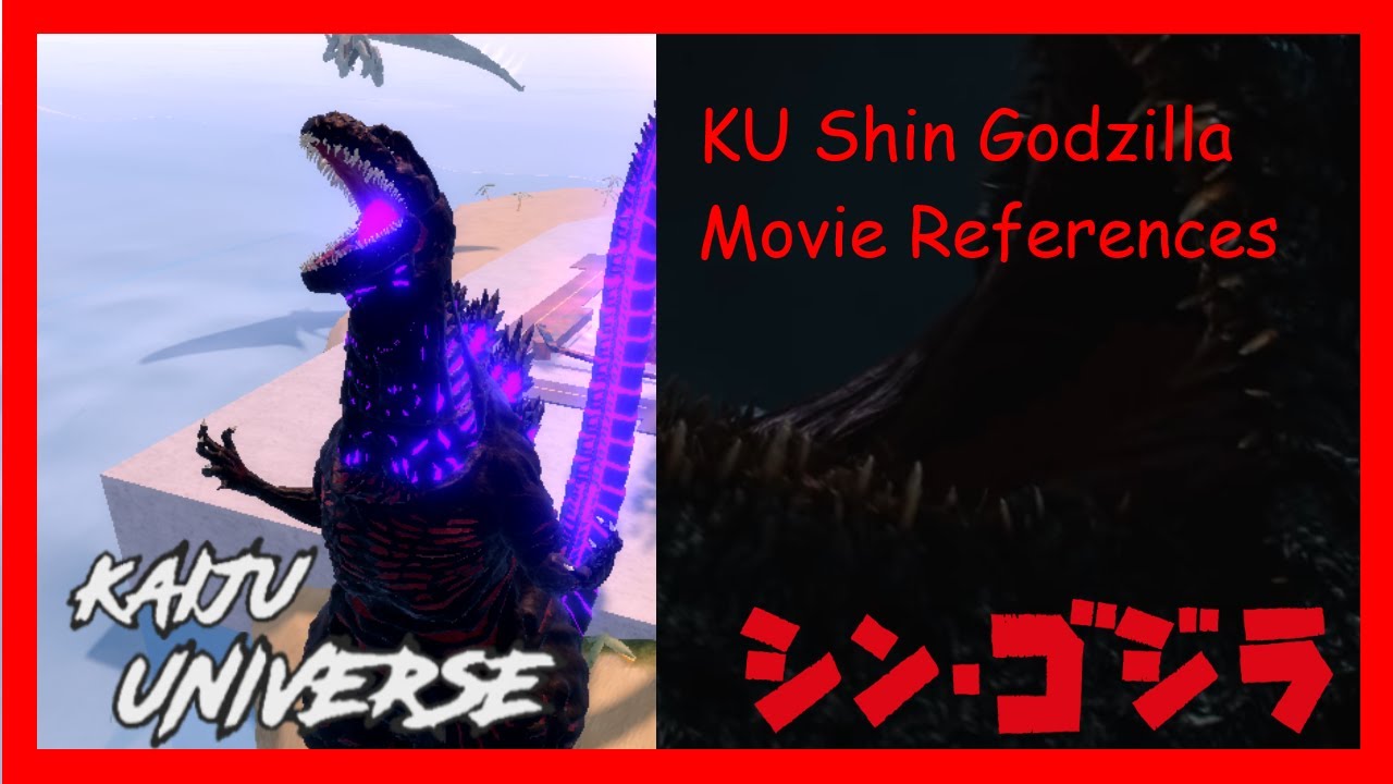 Kaiju Universe Shin Godzilla Movie References - YouTube