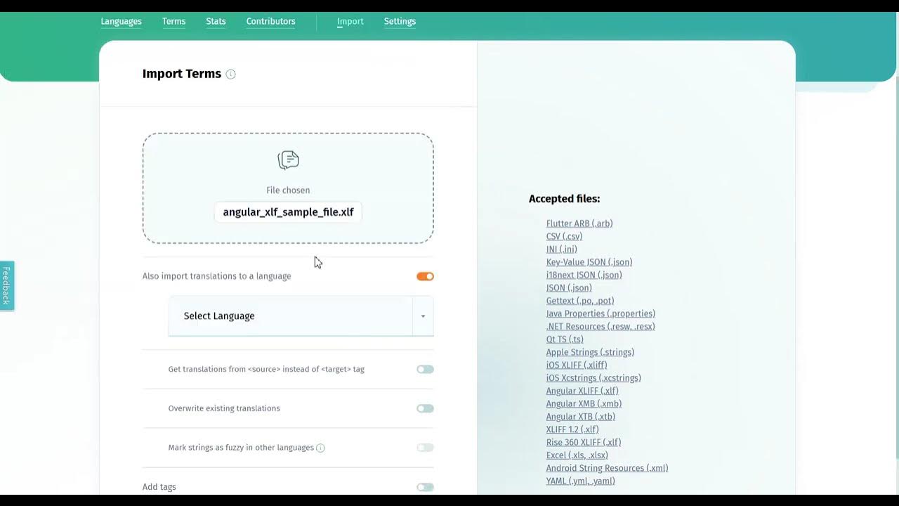 Angular localization: How to translate Angular XLIFF files with POEditor - YouTube