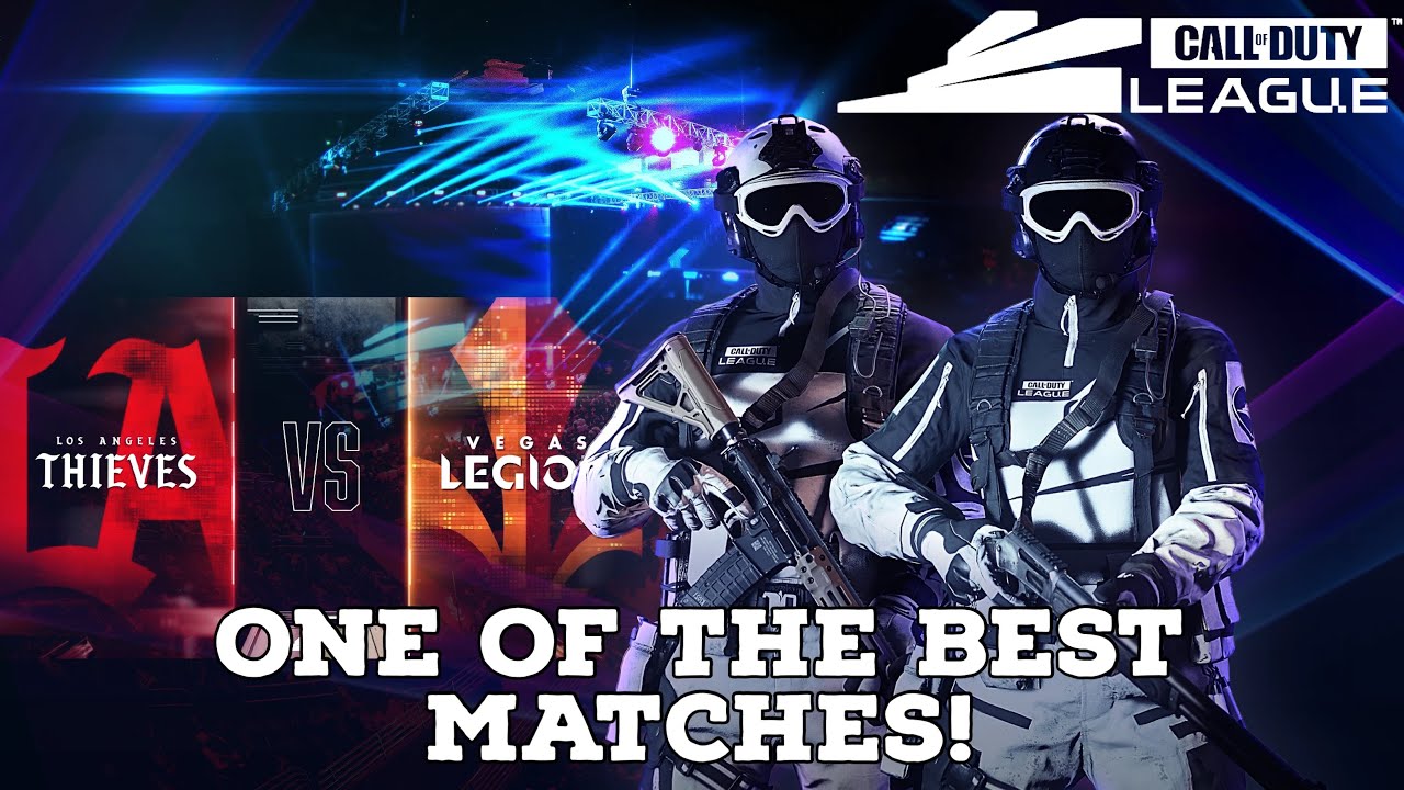 One of the BEST CDL Matches ever!! LA Thieves VS Vegas Legion Call of ...