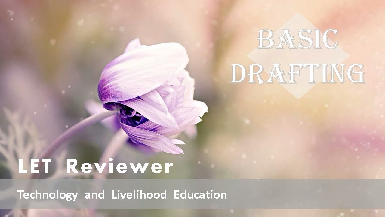 LET Reviewer 2021 in TLE Warm up 2 Basic Drafting - YouTube