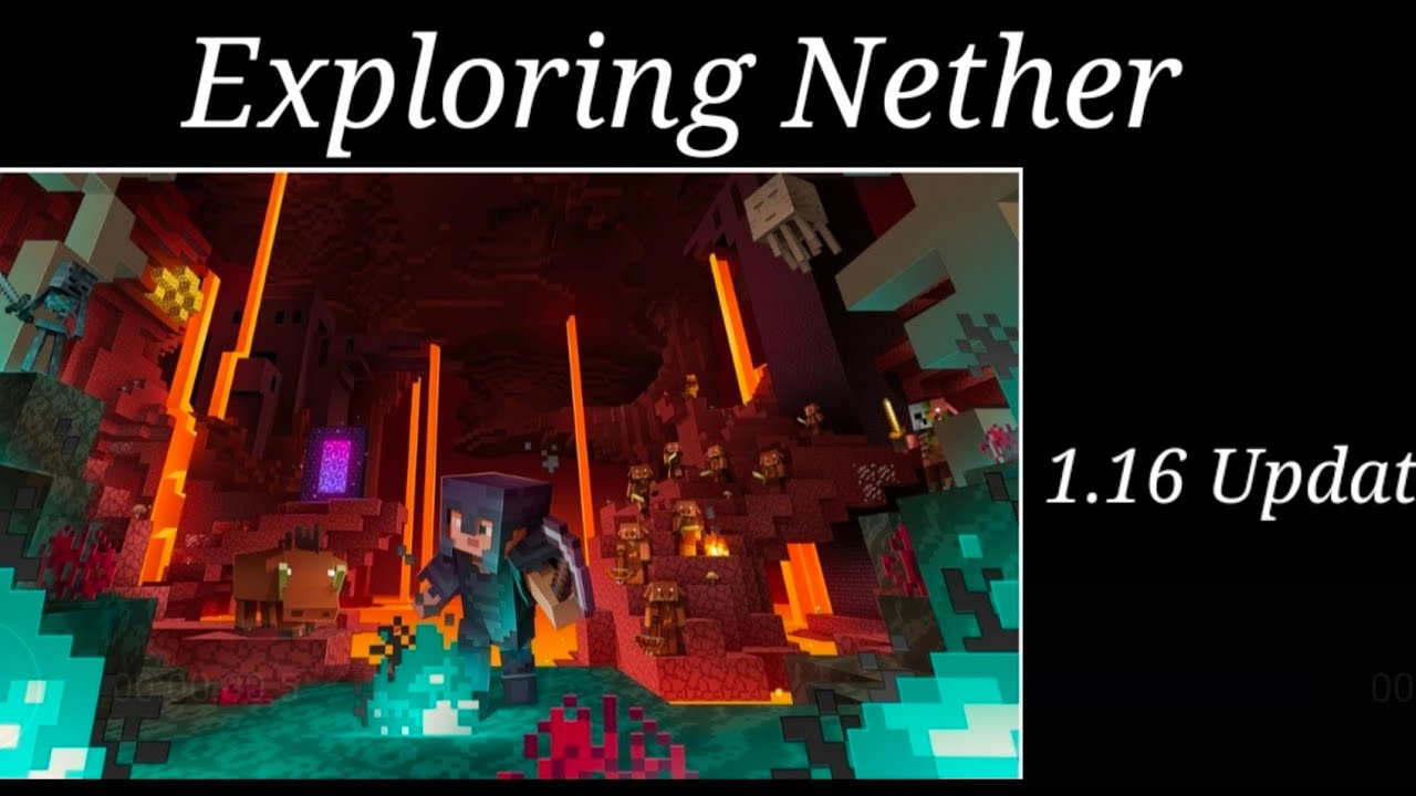 Exploring nether in 1.16 update in Minecraft. (#6) - YouTube