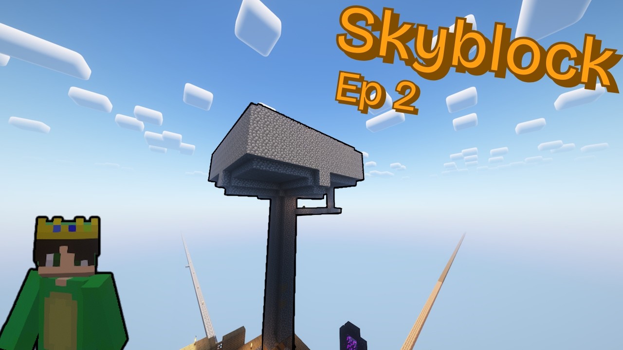 Building a Mob Farm on Skyblock (Finally, Actual Progress!) - YouTube