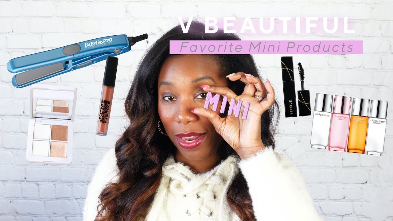 Favorite Mini Beauty Products | V Beautiful with Vanessa Herring - YouTube