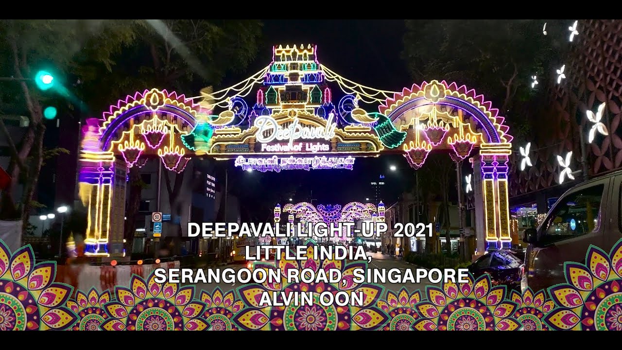 Deepavali Light-up 2021 Singapore - YouTube