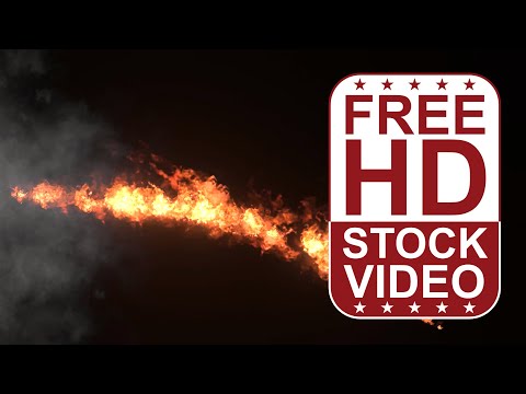 Free Stock Videos - fire burning with flames coming from cloud leftt side 3D animation