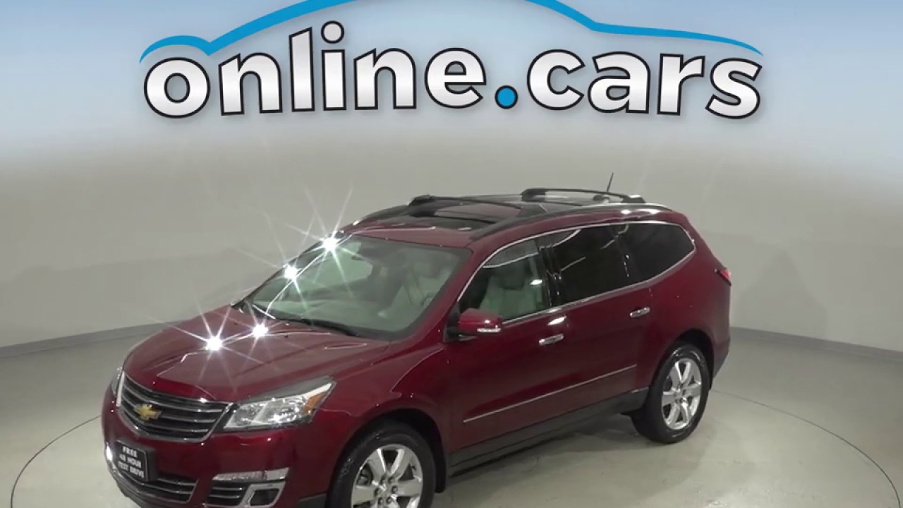 A11117GP Used 2016 Chevrolet Traverse LTZ FWD 4D Sport Utility Red Test ...