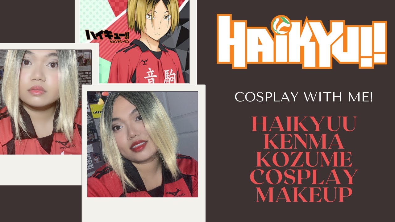 Get ready with me: Cosplay Edition! Haikyuu!! Kenma Kozume Makeup ...