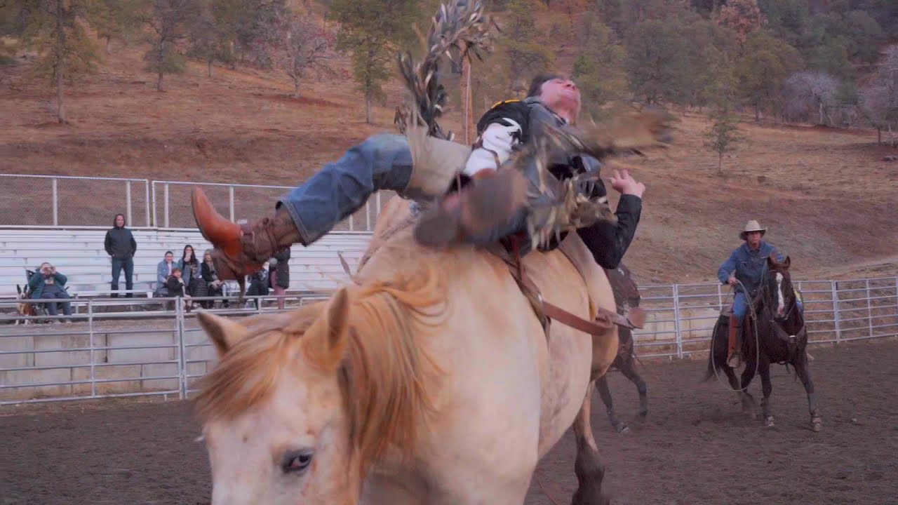 Mitchell Parham on Unicorn | Bareback Cowboy - YouTube