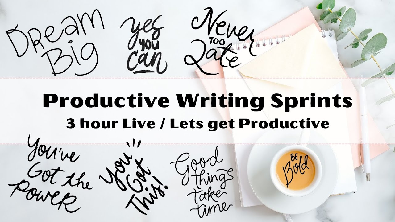 Live Writing Stream / 3 Hour Live / Productive live - YouTube