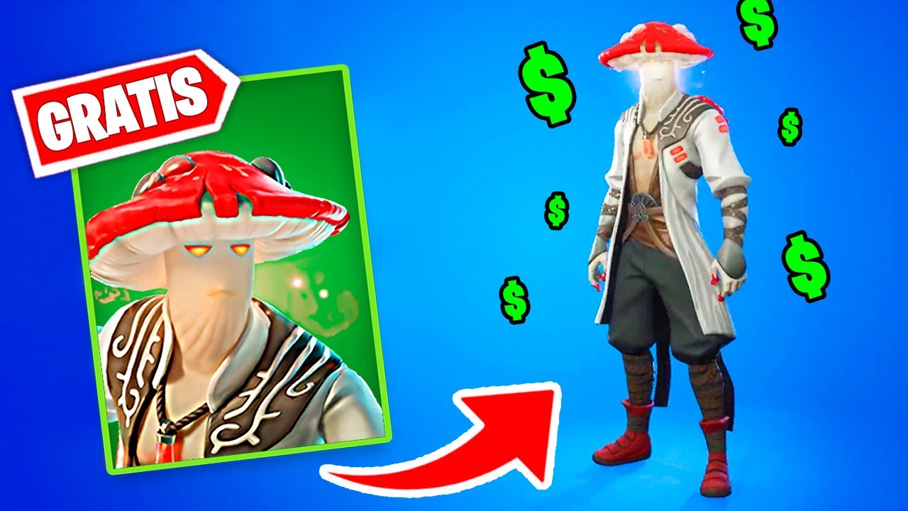 COMO conseguir la SKIN GRATIS de CHAMPIÑON COLORADO 🎁🤑 (Fortnite ...