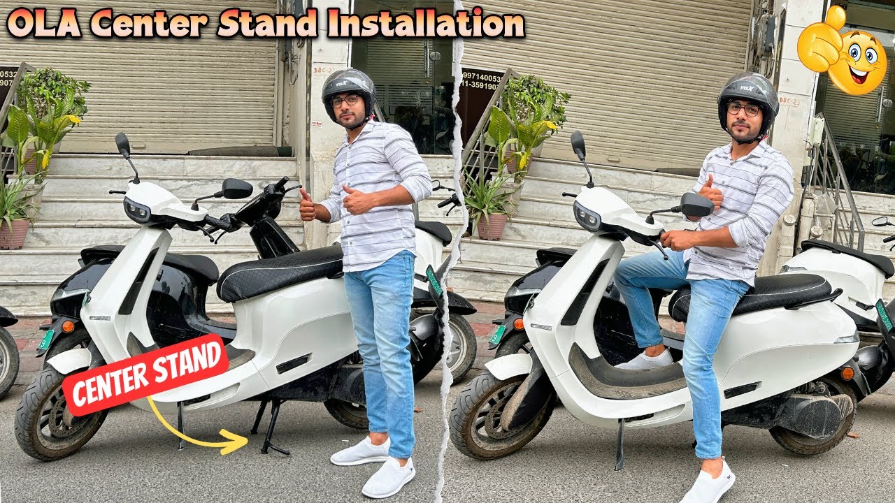 OLA S1 PRO CENTER STAND Installation | OLA Centre Stand Vlog 🤩 - YouTube