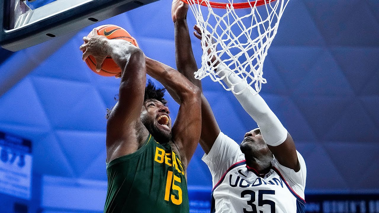 Baylor Basketball (M): Condensed Game at UConn | December 4, 2024 - YouTube