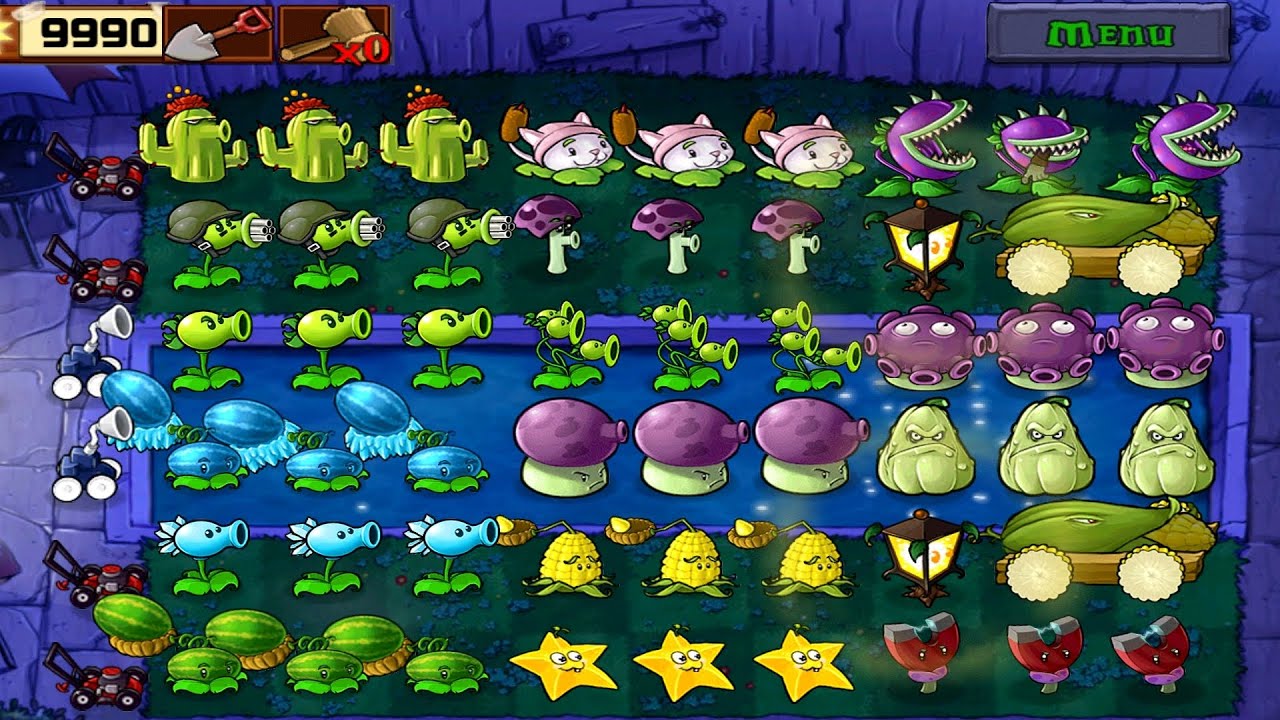 Plants Vs Zombies || Game Play Mod Menu #56 - YouTube