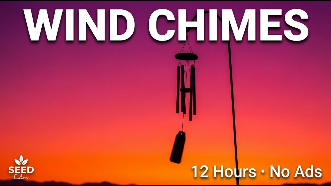 Gentle Wind Chimes for Sleep & Meditation - 12 Hours Peaceful Desert ...
