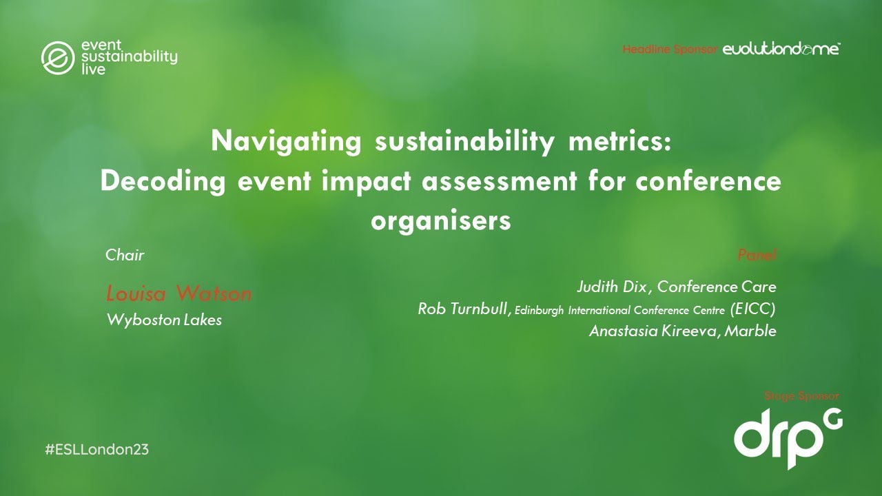 Navigating sustainability metrics Decoding event impact assessment for ...