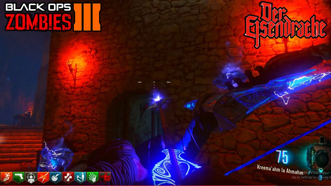 BO3 Zombies "UPGRADED BOW GAMEPLAY IMAGES" Completed Steps! Der ...