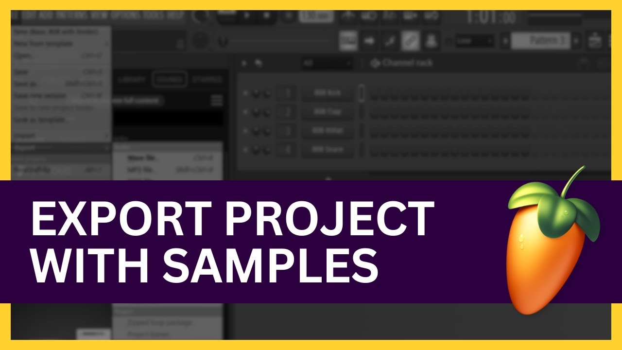 How to Export FL Studio Project With Samples - YouTube