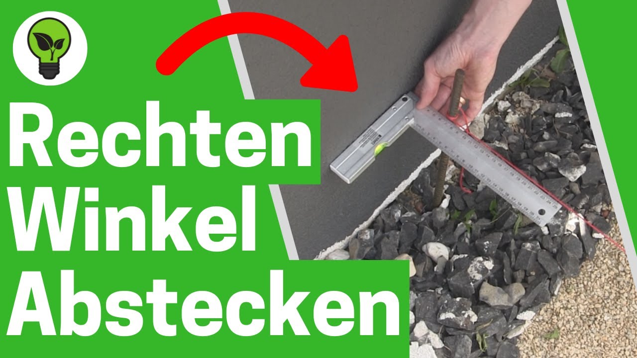 Rechten Winkel Abstecken GENIALE ANLEITUNG: Wie Rechter Winkel Messen ...