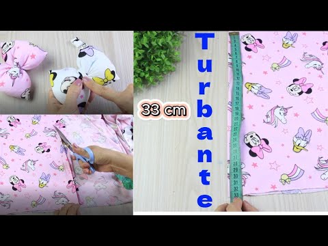 Clase Costura Gratis Gorro Turbante Fácil Lazo relleno