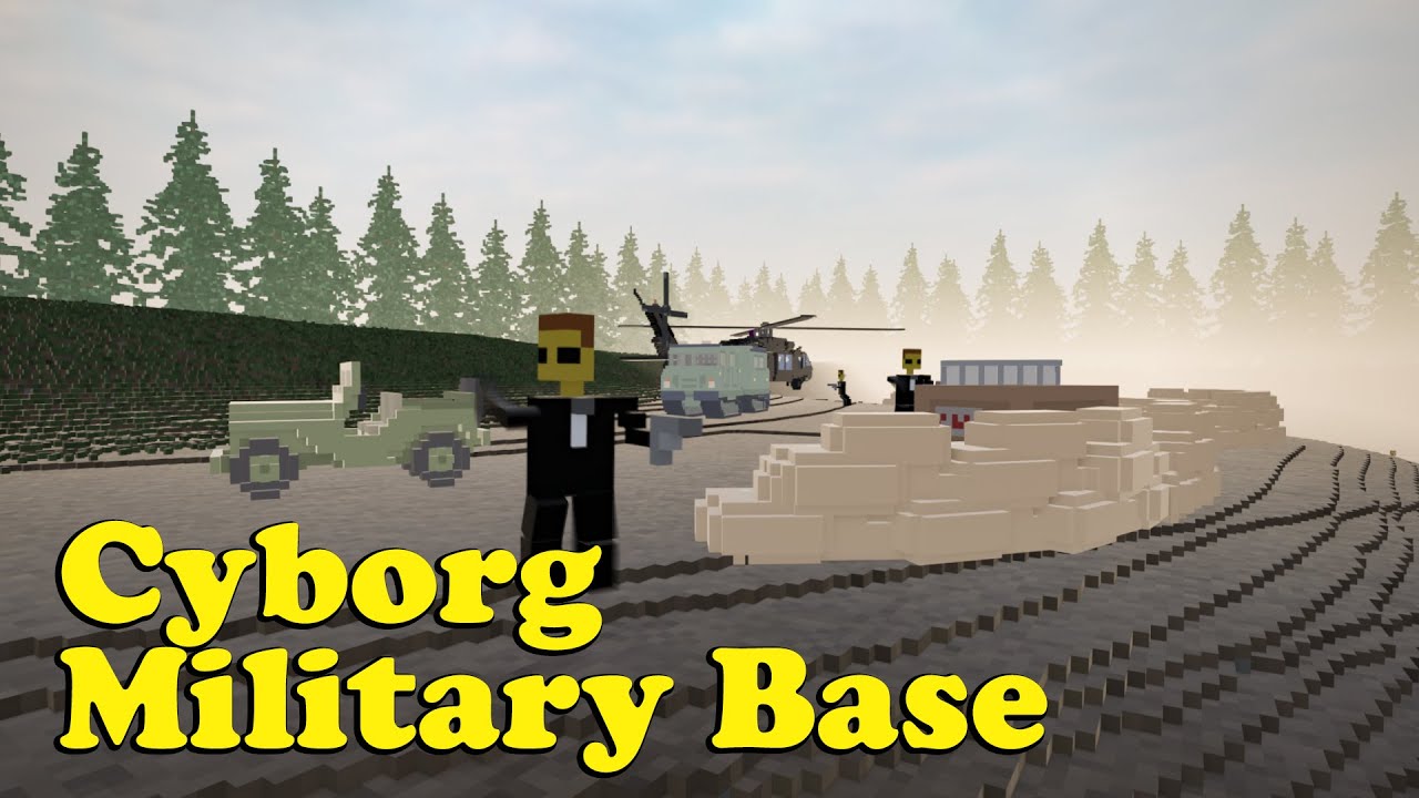 Cyborg Military Base attack 🐻 Teardown - YouTube