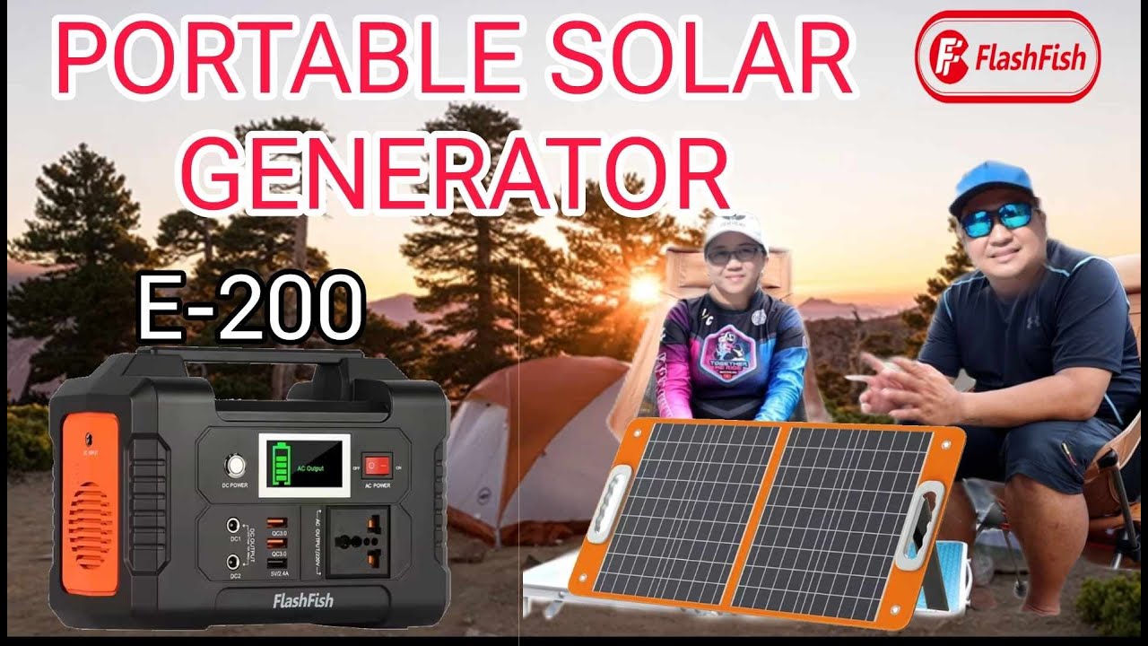 FLASHFISH / PORTABLE SOLAR GENERATOR / E200/MURANG POWER STATION ...