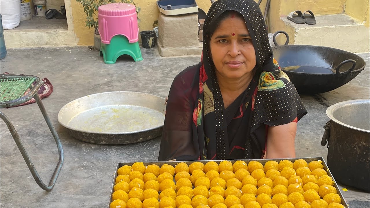 Shadhi wale bhondi ke Laddo || #shadhispecial #viralrecipes - YouTube