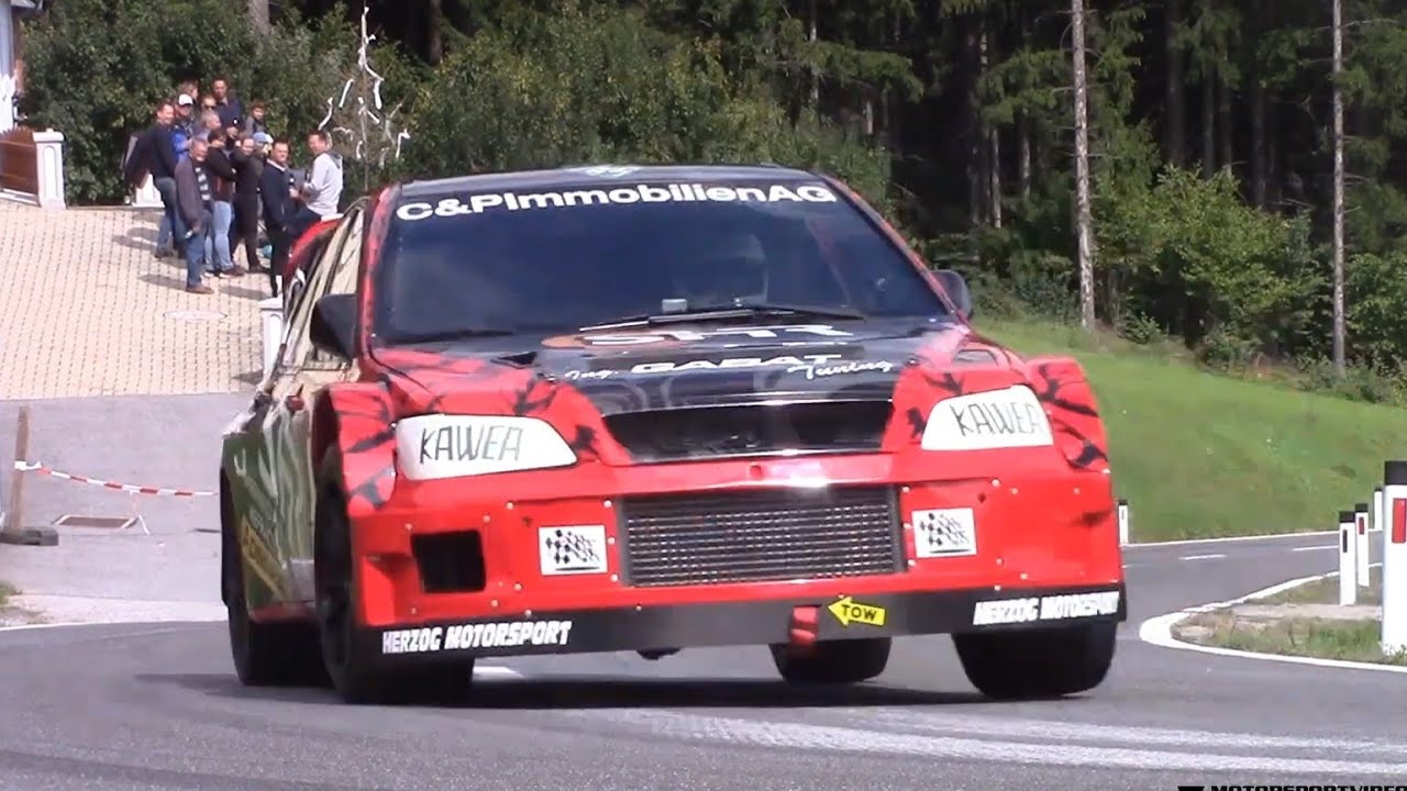 600Hp+ Mitsubishi Lancer WRC05 | Peter Probhardt at Hill Climb Rechberg ...