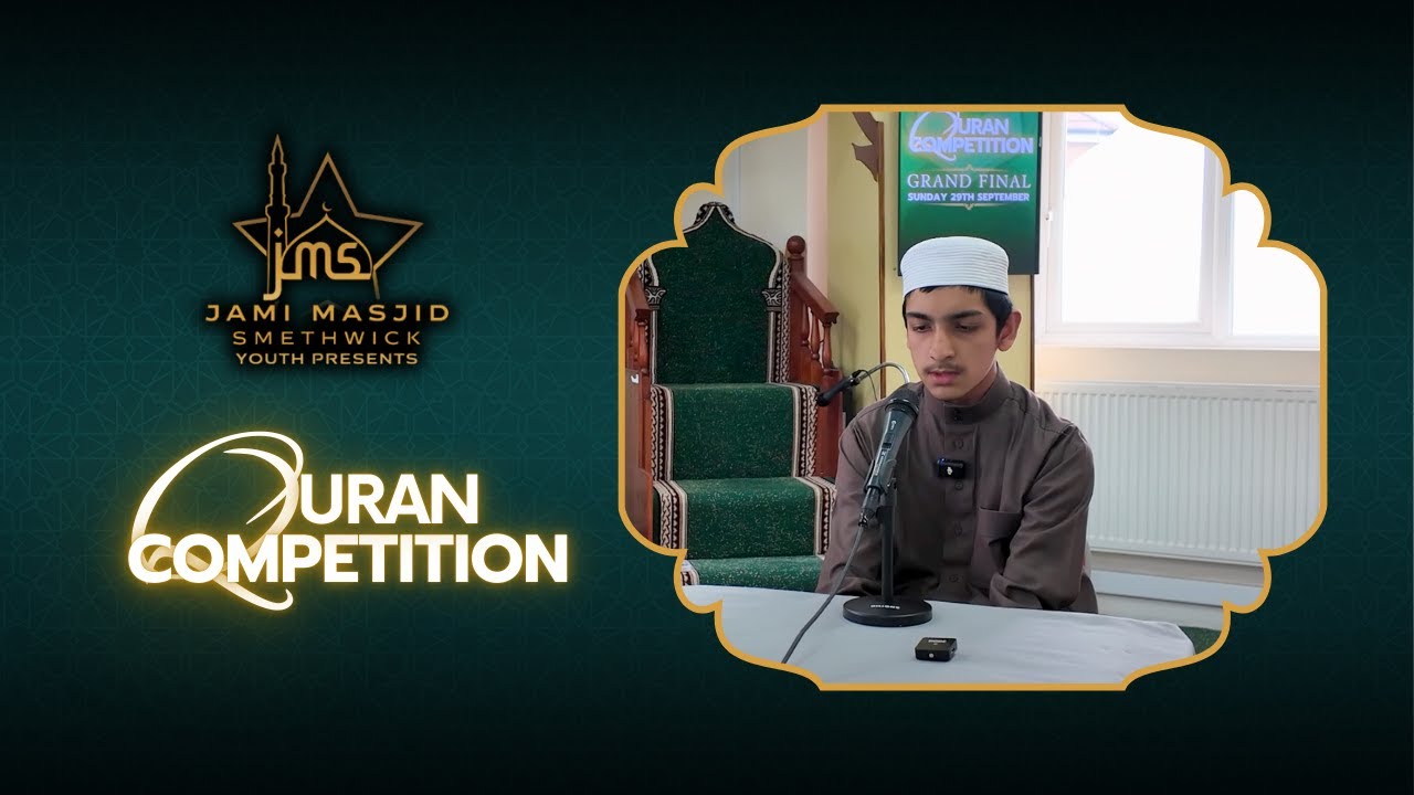 Umair Molvi | Category 2 - 1st Place | Quran Competition 2024 | Jami ...