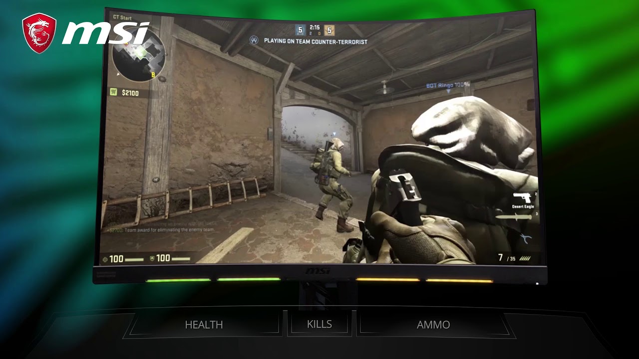 Démonstration de la fonction SteelSeries GameSense des Optix MPG27 sur ...