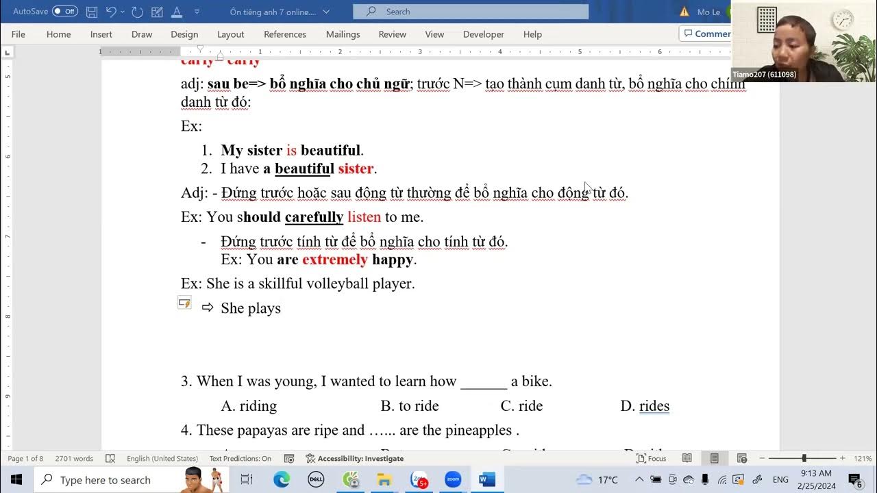 Class 7A1 Lesson 47 - YouTube