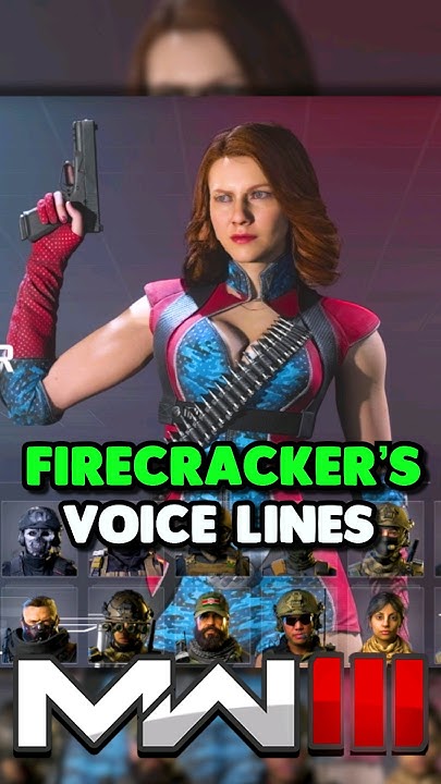 Firecracker's Voice Lines 🔥 (The Last One 👀???) - YouTube