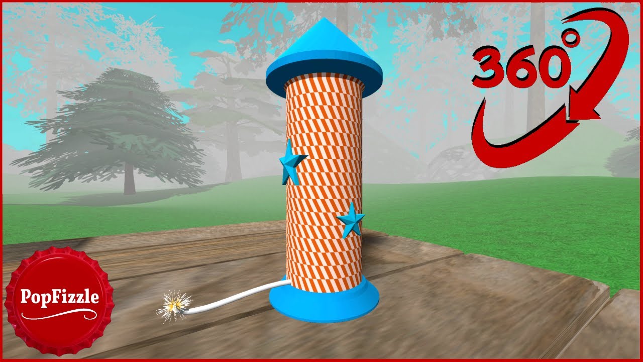 360 video || Launched By A Firework || Action Animation VR - YouTube