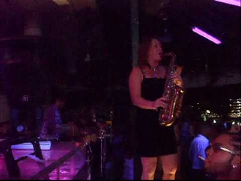 dj Miss M with dj Teresa on Sax - Florida Female House DJ Showcase ...