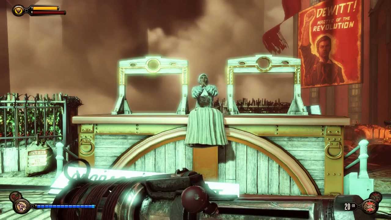 Bioshock Infinite-Lady singing Fortunate Son - YouTube