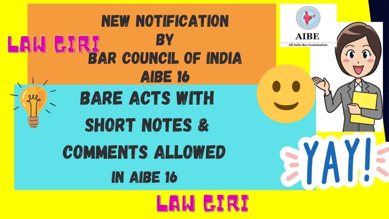 AIBE 16 New Notification AIBE 16 Fresh Notification AIBE 16 Bare Acts aibe-16-new-notification-aibe-16-fresh-notification-aibe-16-bare-acts