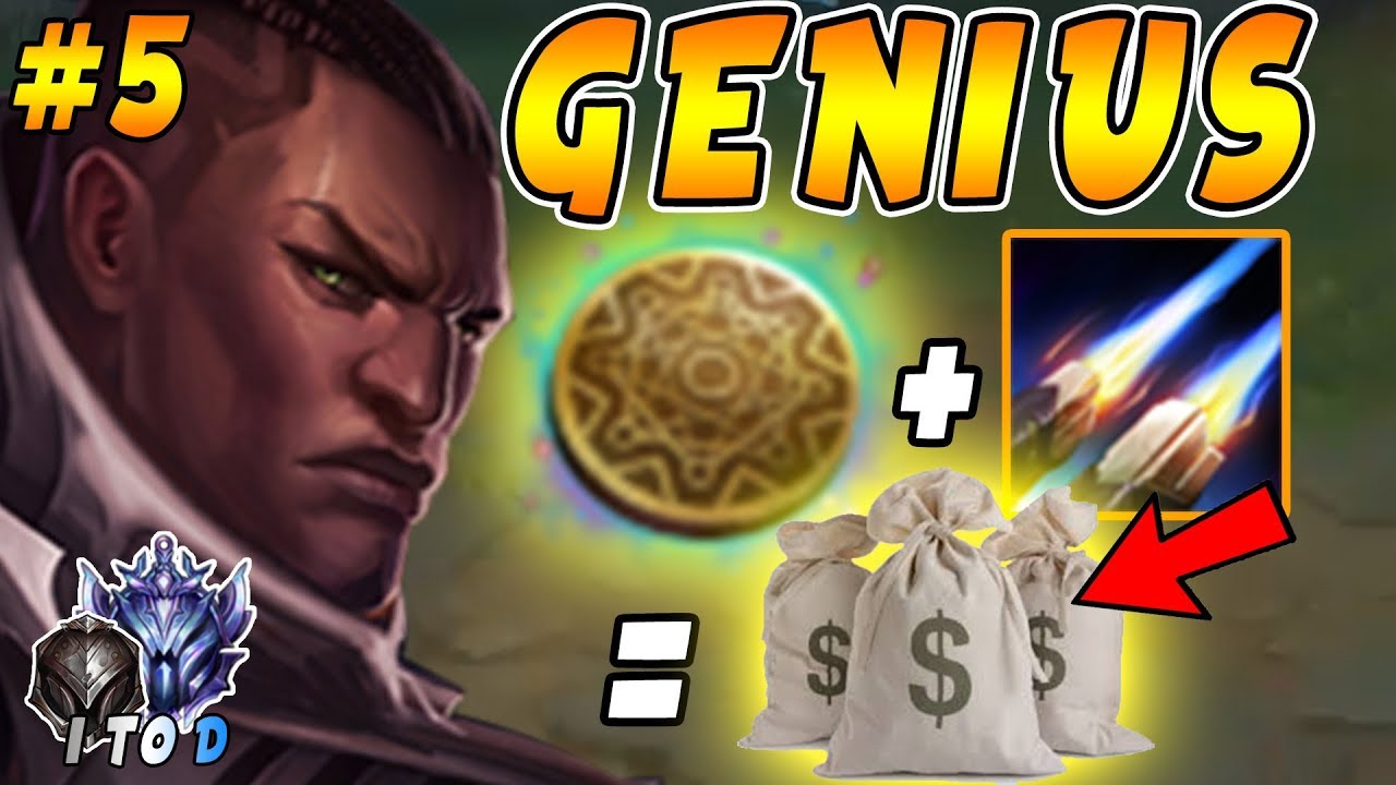 INFINITE Gold Farm Lucian TOP | Kleptomancy + Lightslinger Passive ...