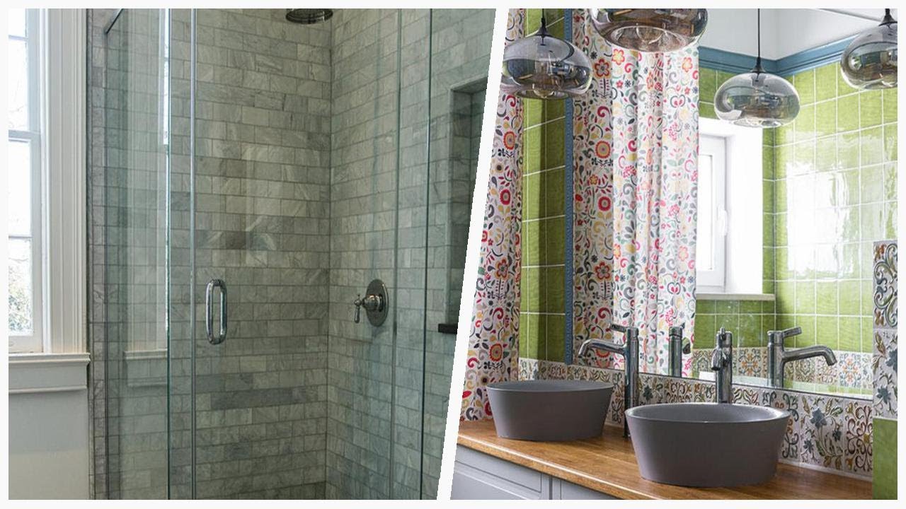 75 Gray Green Tile Bathroom Design Ideas You'll Love 🌈 - YouTube