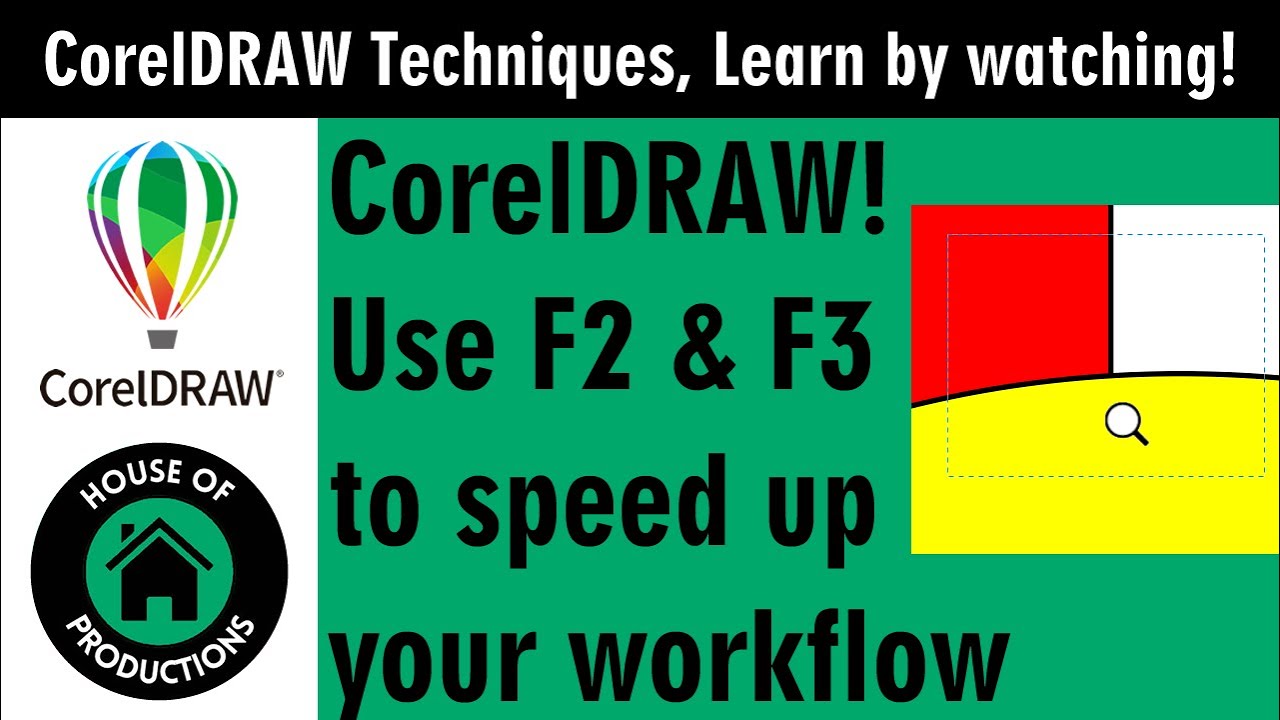 Coreldraw Tutorial - Zoom tutorial to speed up your workflow - YouTube