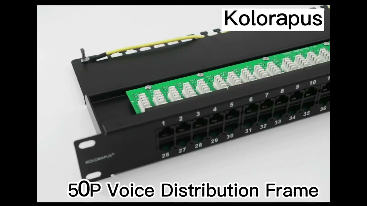 50P Voice Distribution Frame - YouTube