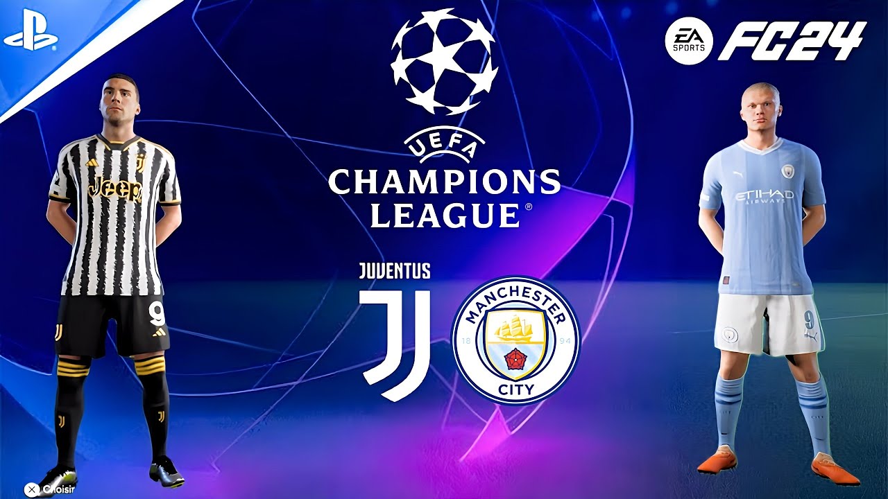 FC 24 - Juventus VS Manchester City | UEFA Champions League Full Match ...