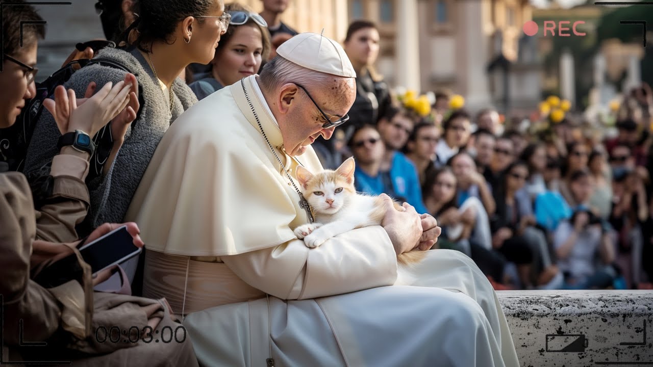 Pope Francis Didn't Know That a Camera Was Recording Him When The Cat ...