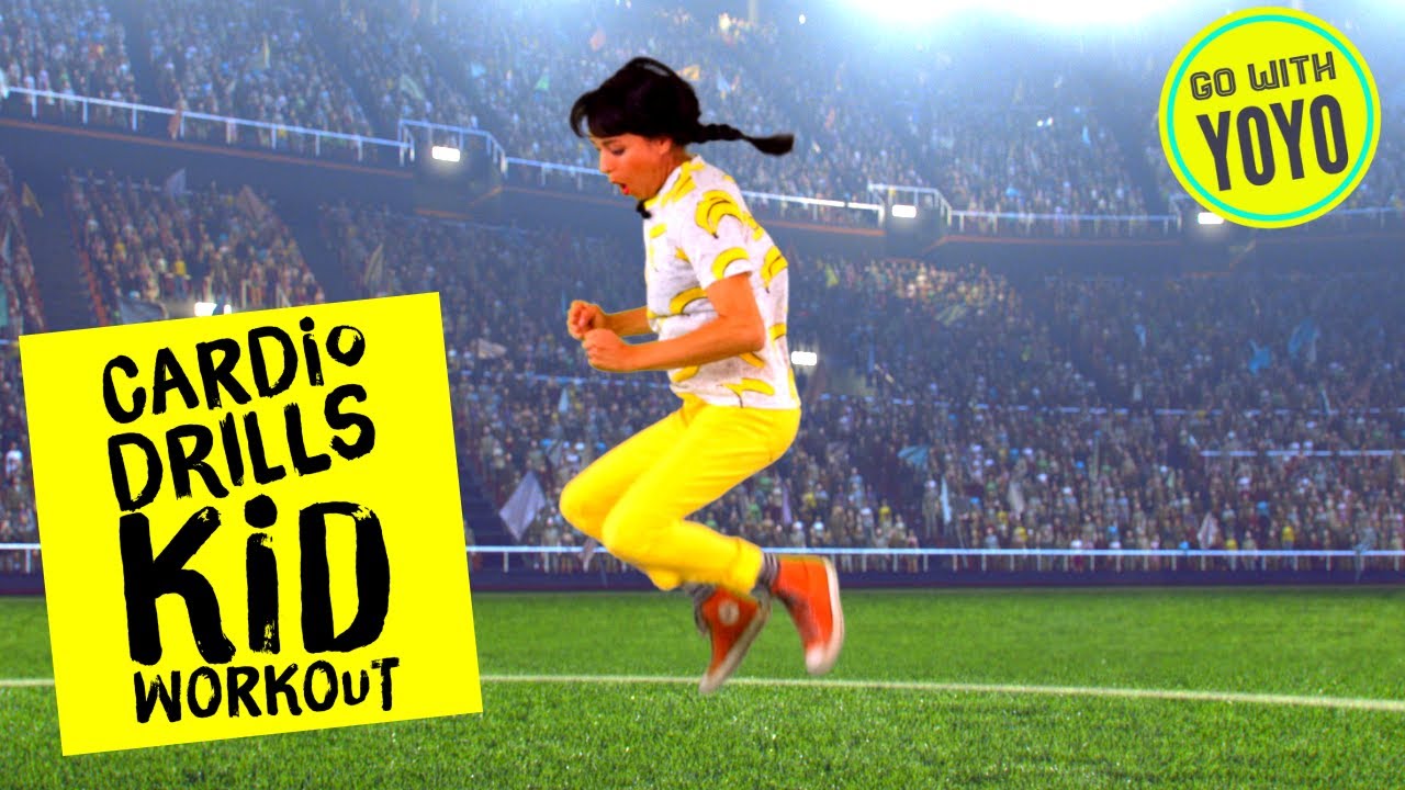 Kids Sports Warmup Exercise 🏈 | Brain Break | Youth Fitness with YOYO 💪 ...