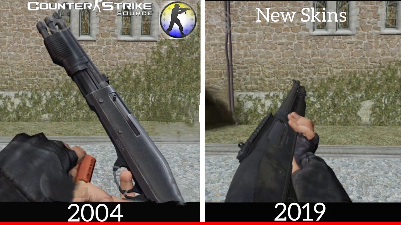 Counter Strike Source Original Shotgun vs Mods / Custom Comparison and ...