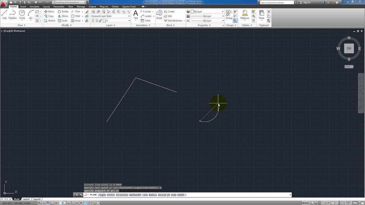 PDAC - Tutorial do Comando Polyline no AutoCAD - YouTube