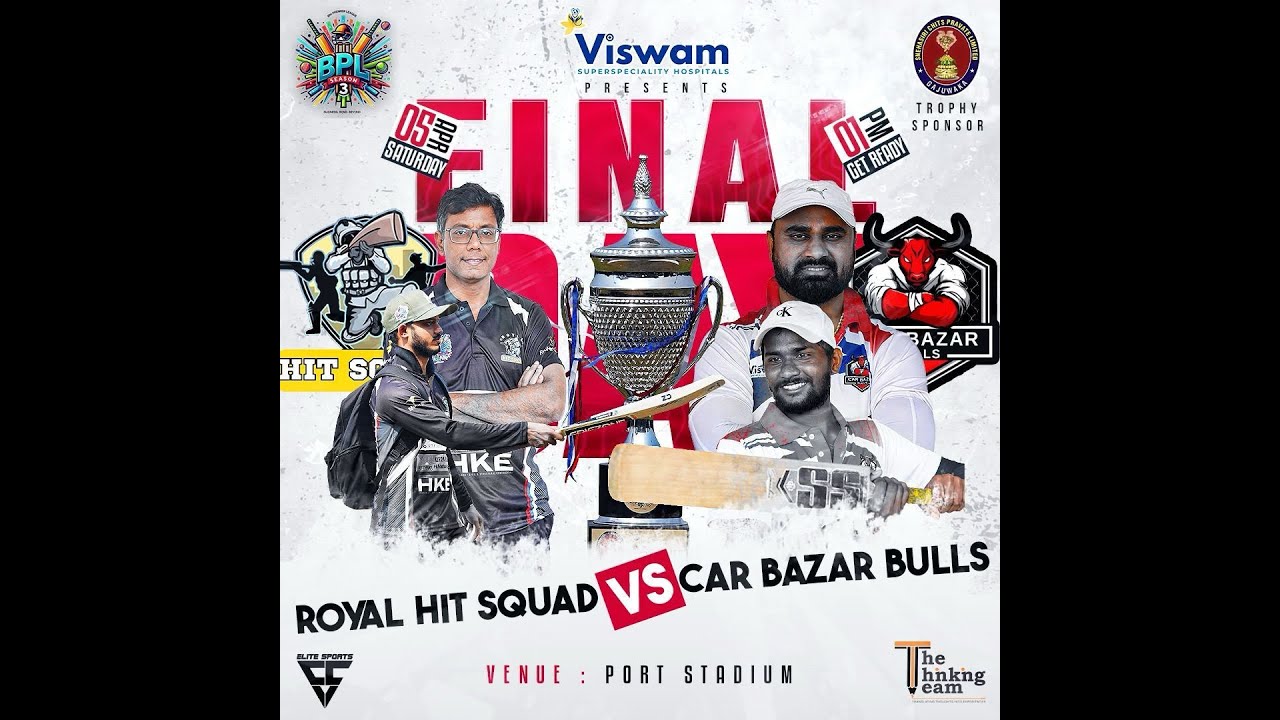 BNI PREMIER LEAGUE - 3 || GRAND FINALE || ROYAL HIT SQUAD VS CAR BAZAR ...
