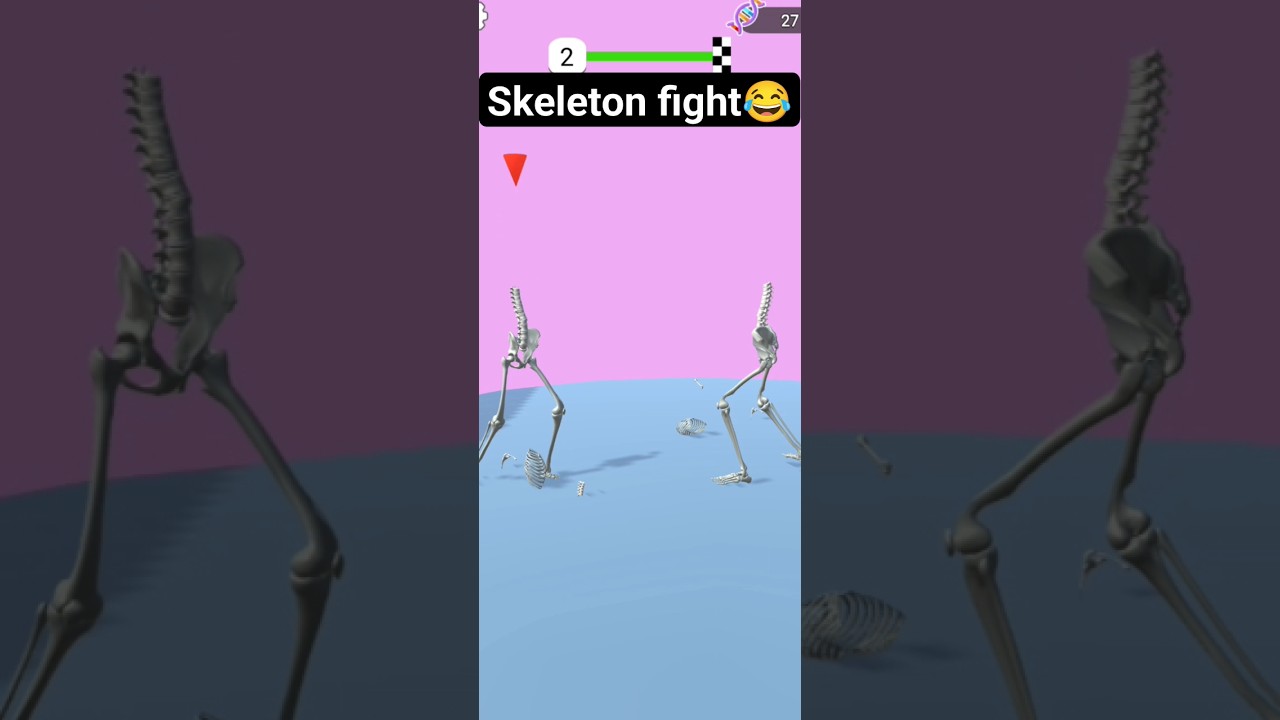 Funny skeleton fight😂🤣ll #shorts - YouTube
